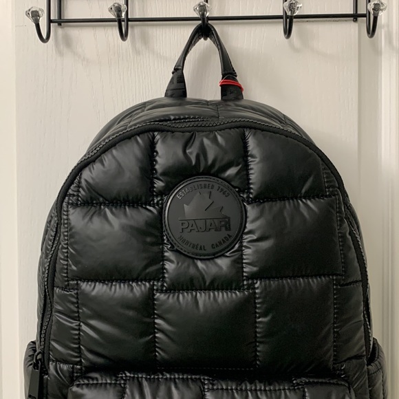 Pajar | Bags | Pajar Black Quilted Puffer Backpack | Poshmark